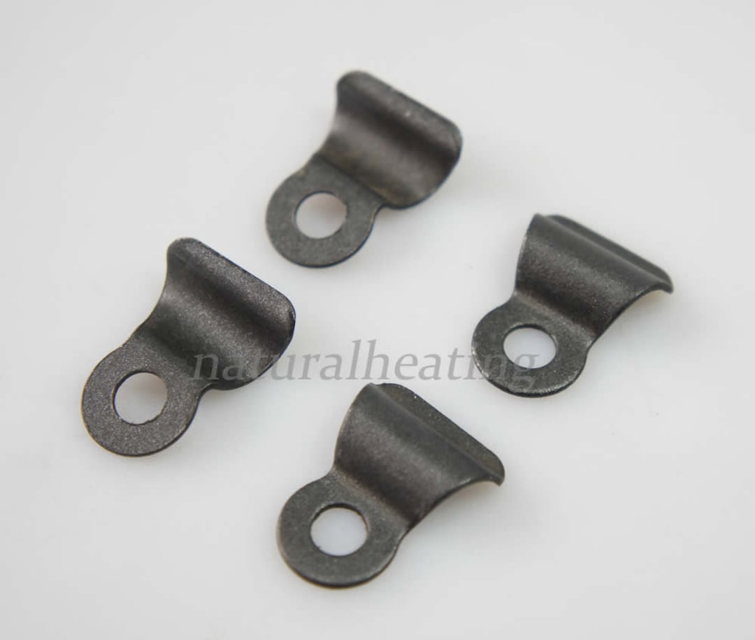 Pack of 4 X Stove Glass Door Clips Woodburning Multifuel Stoves Spares ...