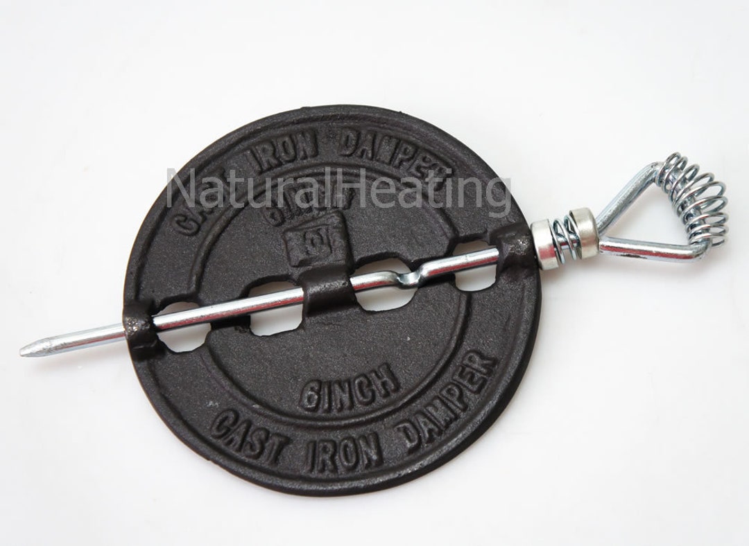 Butterfly Flue Pipe Chimney Damper - Choose to Fit 4", 5", 6" or 7 ...