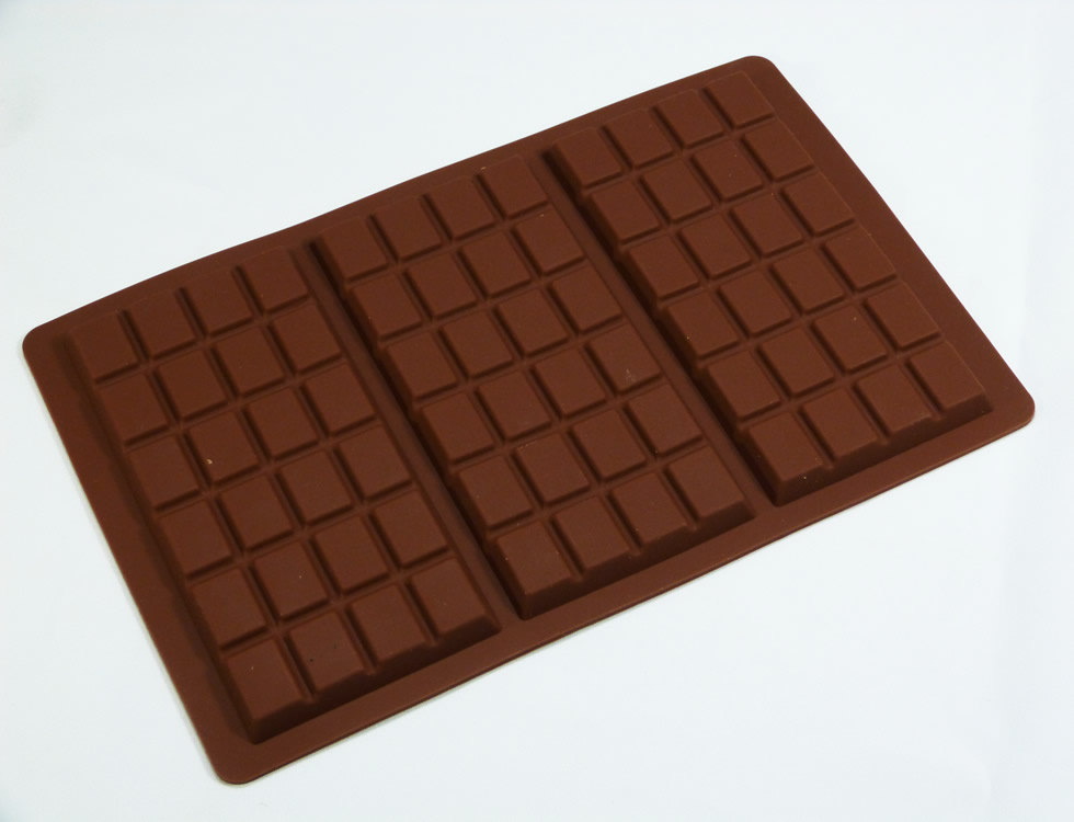 3 Cell Large Chocolate Bar finished Weight Approx 100g - Etsy