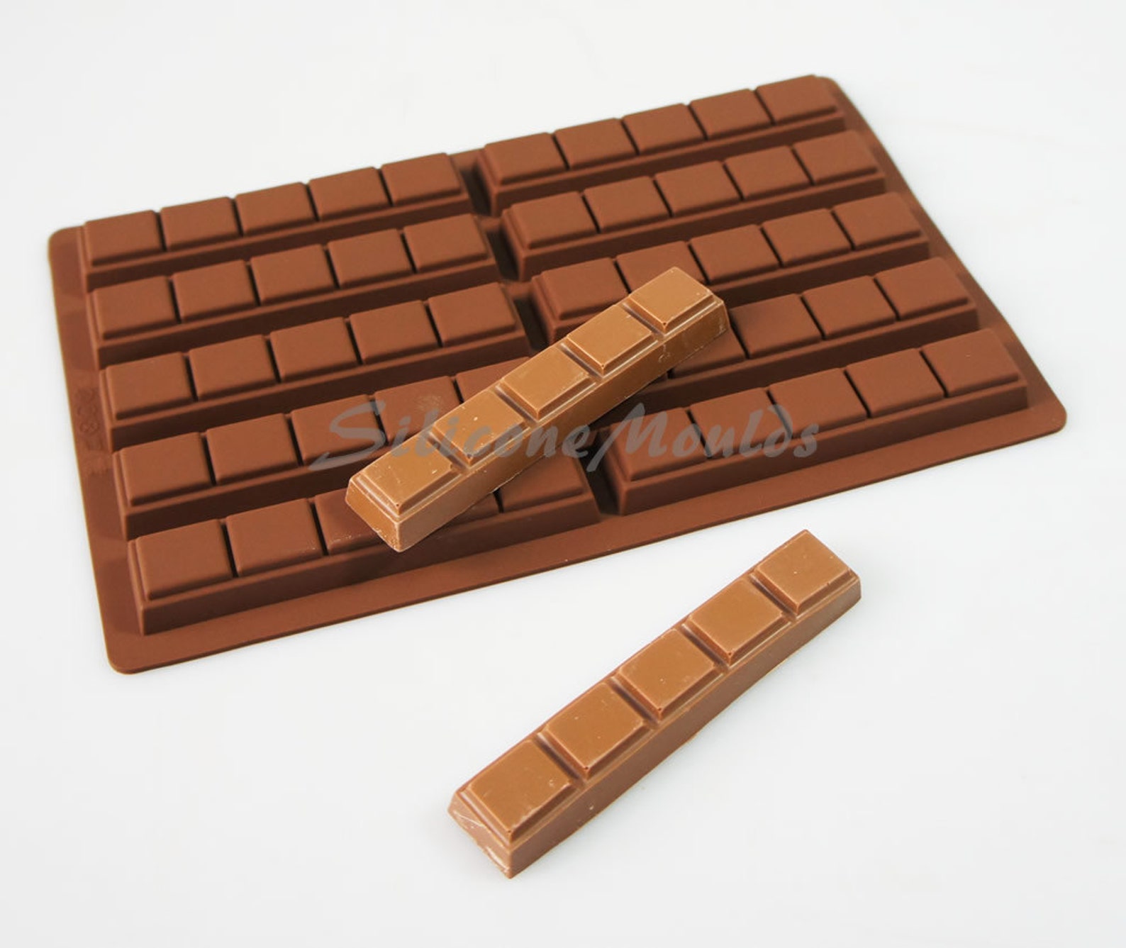 10 Cell 5 Chunk Section Chocolate Bar 35g Candy Professional ...