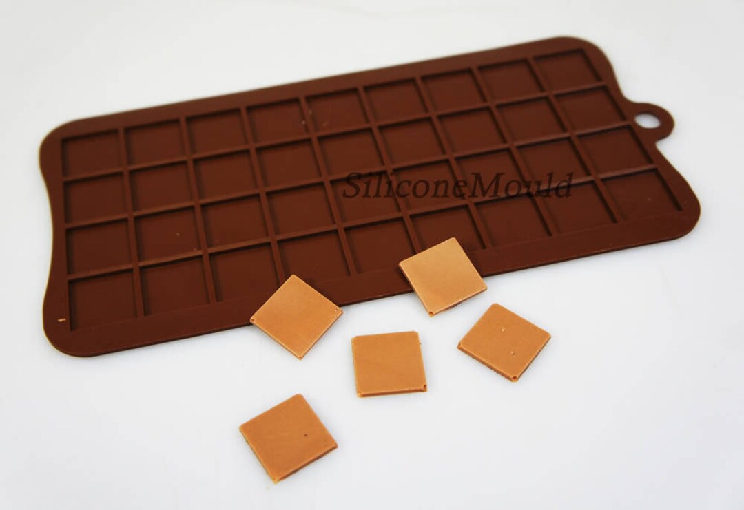 2cm / 3/4" Pixel ,tile, Mosaic, Minecraft Silicone Chocolate Candy ...