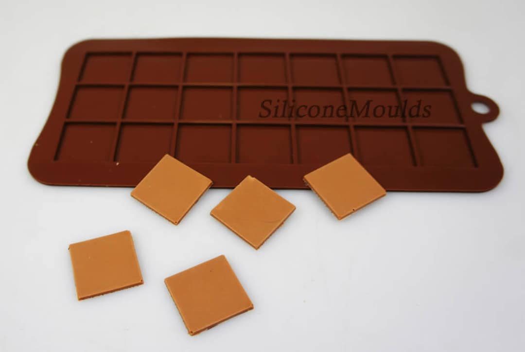 2.5cm / 1" Pixel ,tile, Mosaic, Minecraft Silicone Chocolate Candy ...