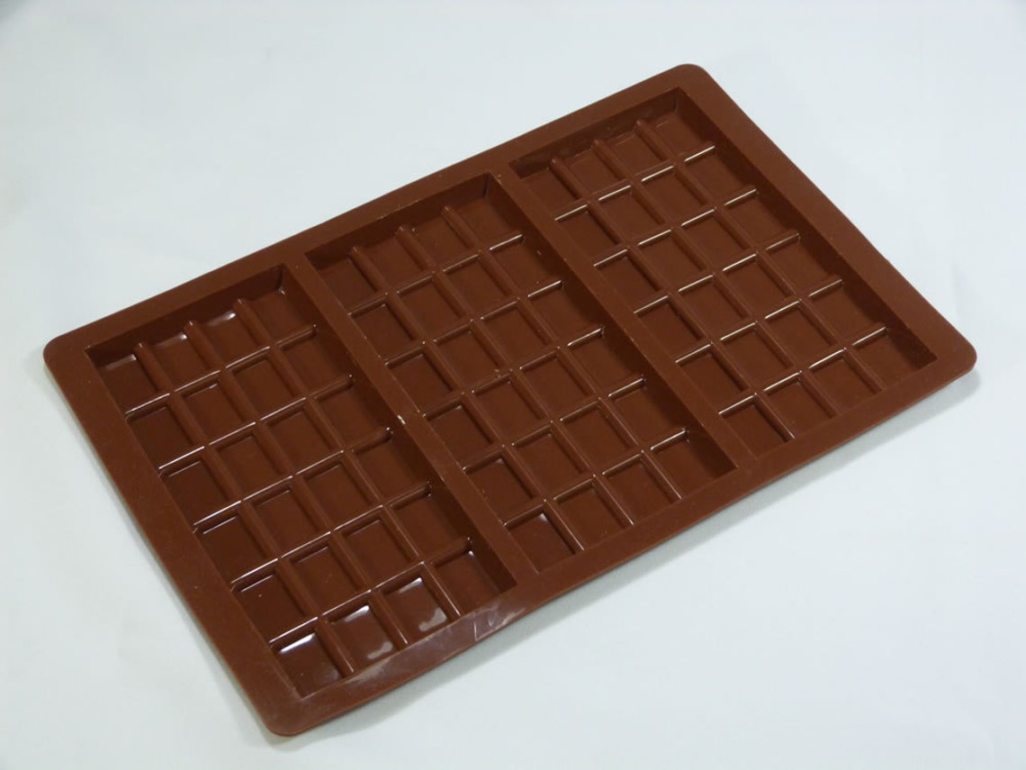 3 Cell Large Chocolate Bar finished Weight Approx 100g - Etsy