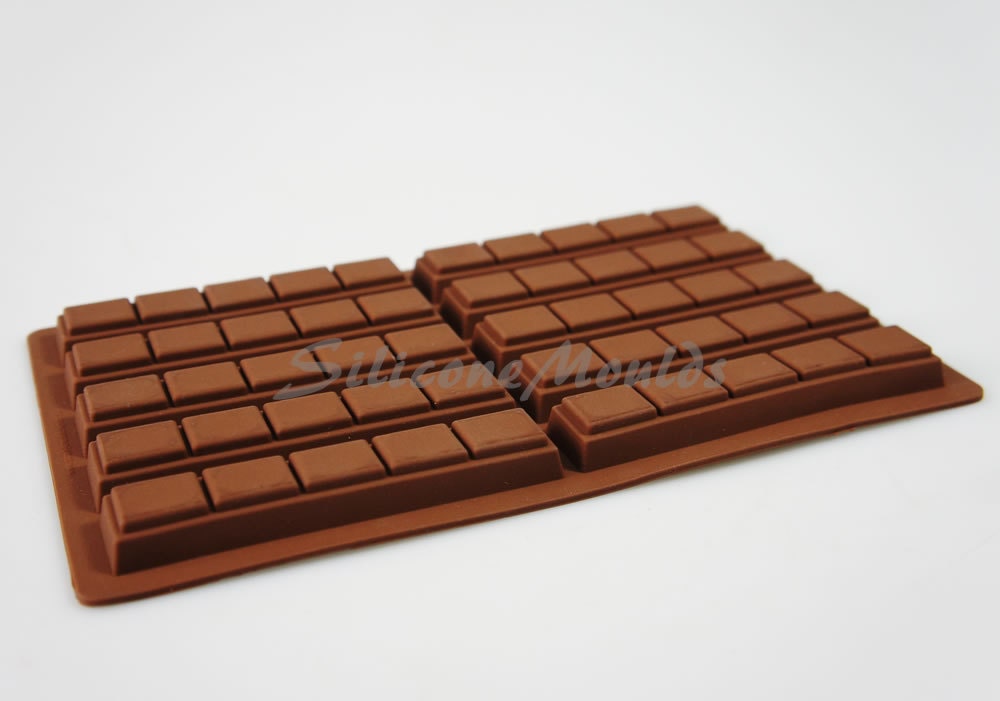10 Cell 5 Chunk Section Chocolate Bar 35g Candy Professional ...