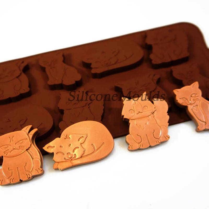 Cat Shaped Chocolate - Etsy UK