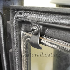 Pack of 4 X Stove Glass Door Clips Woodburning Multifuel Stoves Spares ...