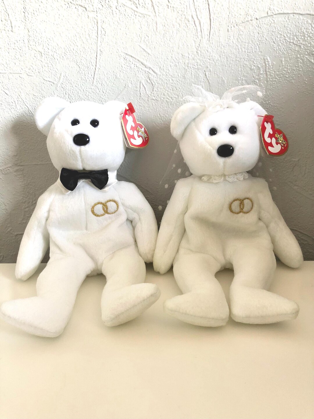 Ty Beanie Bears Mr and Mrs - Etsy