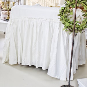 Slipcover | Ruffled Slipcover | Sofa Cover | Sofa Scarf | Slip Cover ...