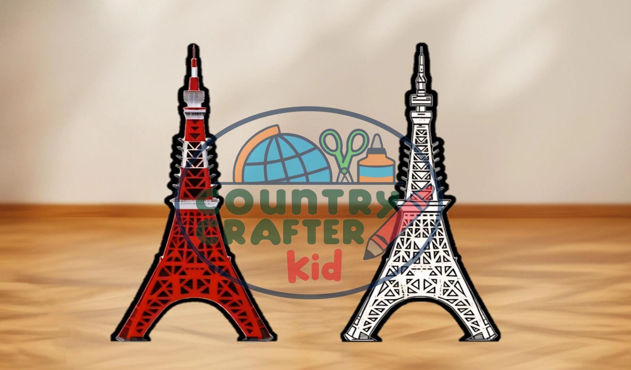 JAPAN, Japanese Culture Paper Craft Kit for Kids, Traditional Clothes ...