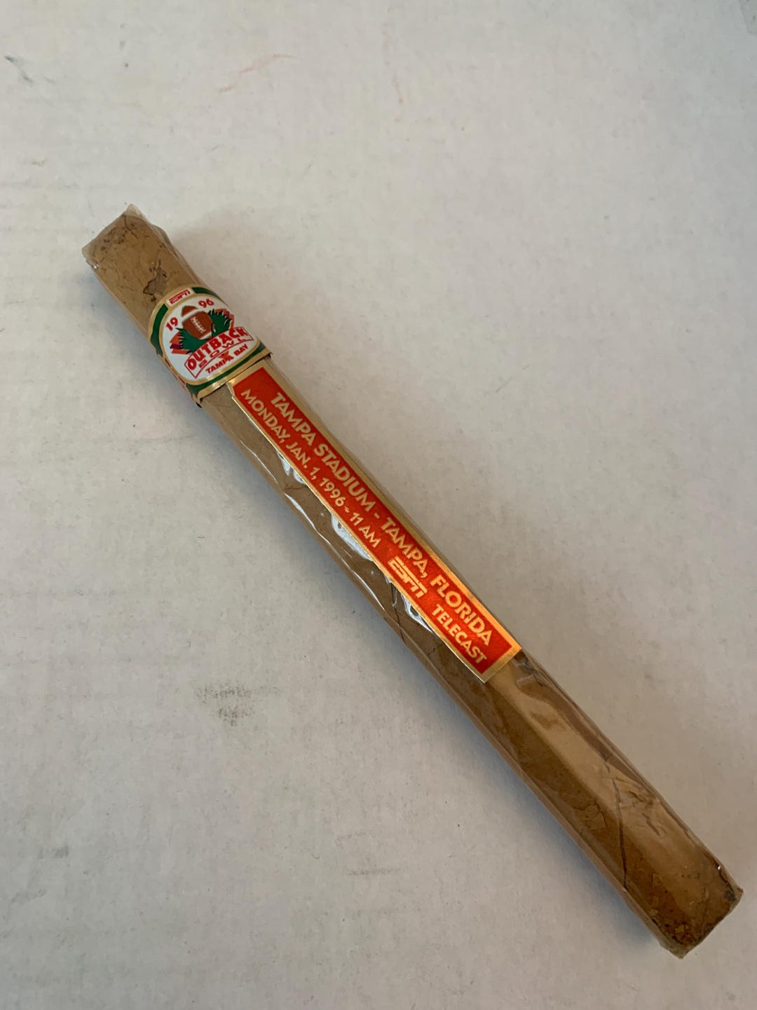 1989 Outback Bowl VIP Cigar - Rare Collectible - Penn State Vs. Auburn ...