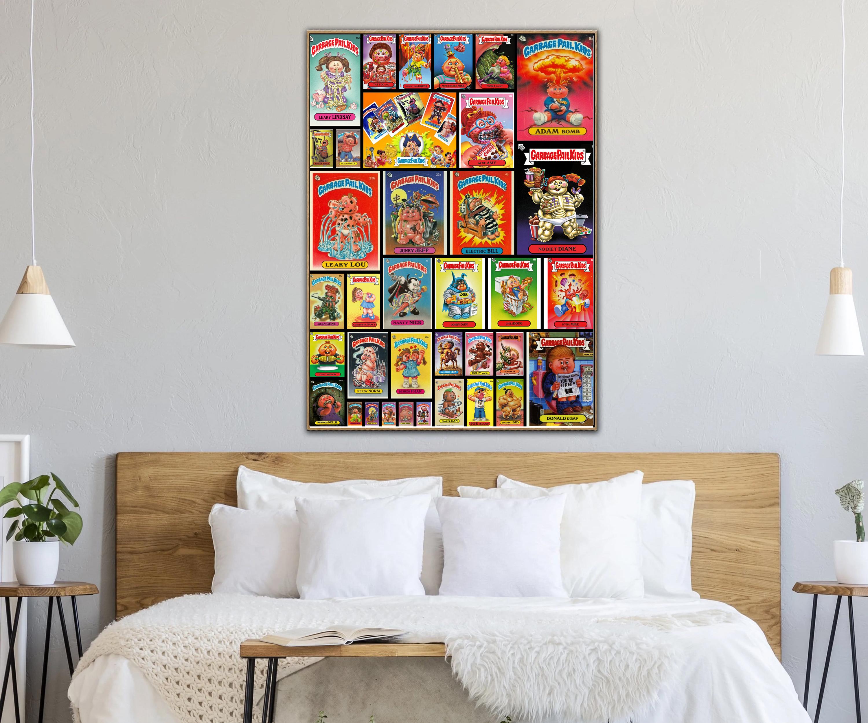 Garbage Pail Kids 80s Retro Poster, Retro Wall Art Print, Instant ...