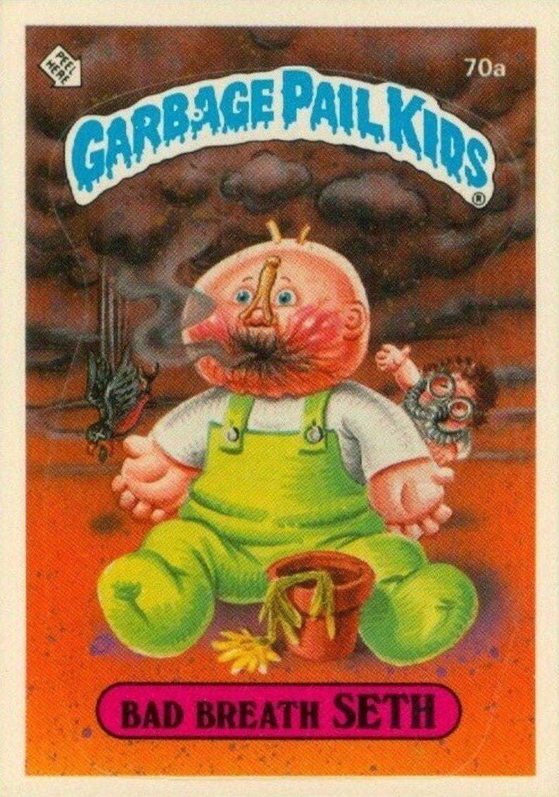 Garbage Pail Kids 80s Retro Poster, Retro Wall Art Print, Instant ...