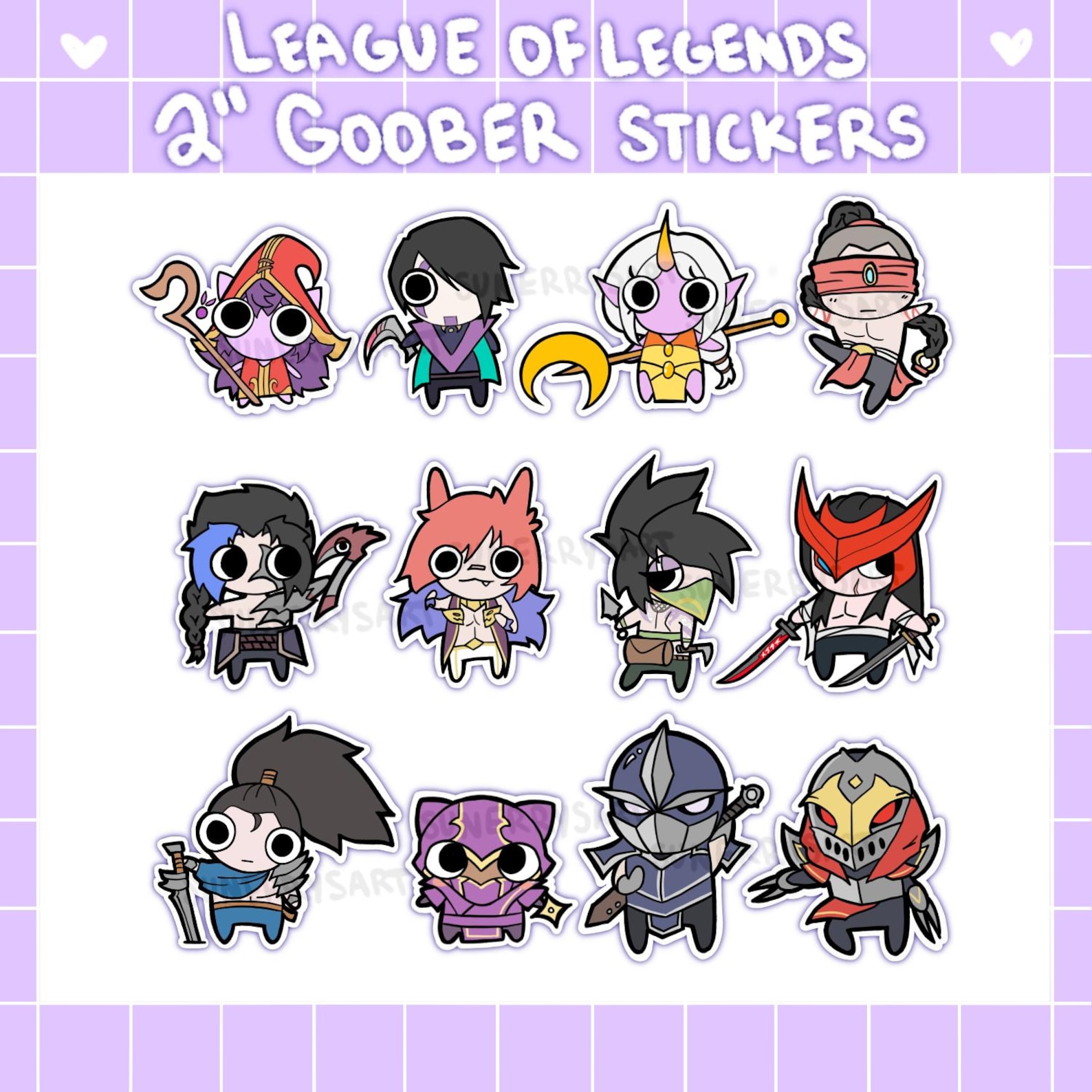 League of Legends Goober Stickers | 2” Glossy Vinyl Stickers | - Etsy
