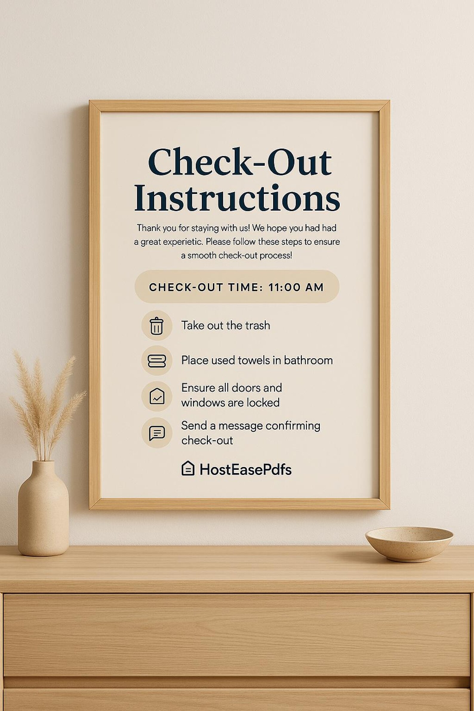 Airbnb Check-out Instructions | Reminds Guests They Get Rated Too ...