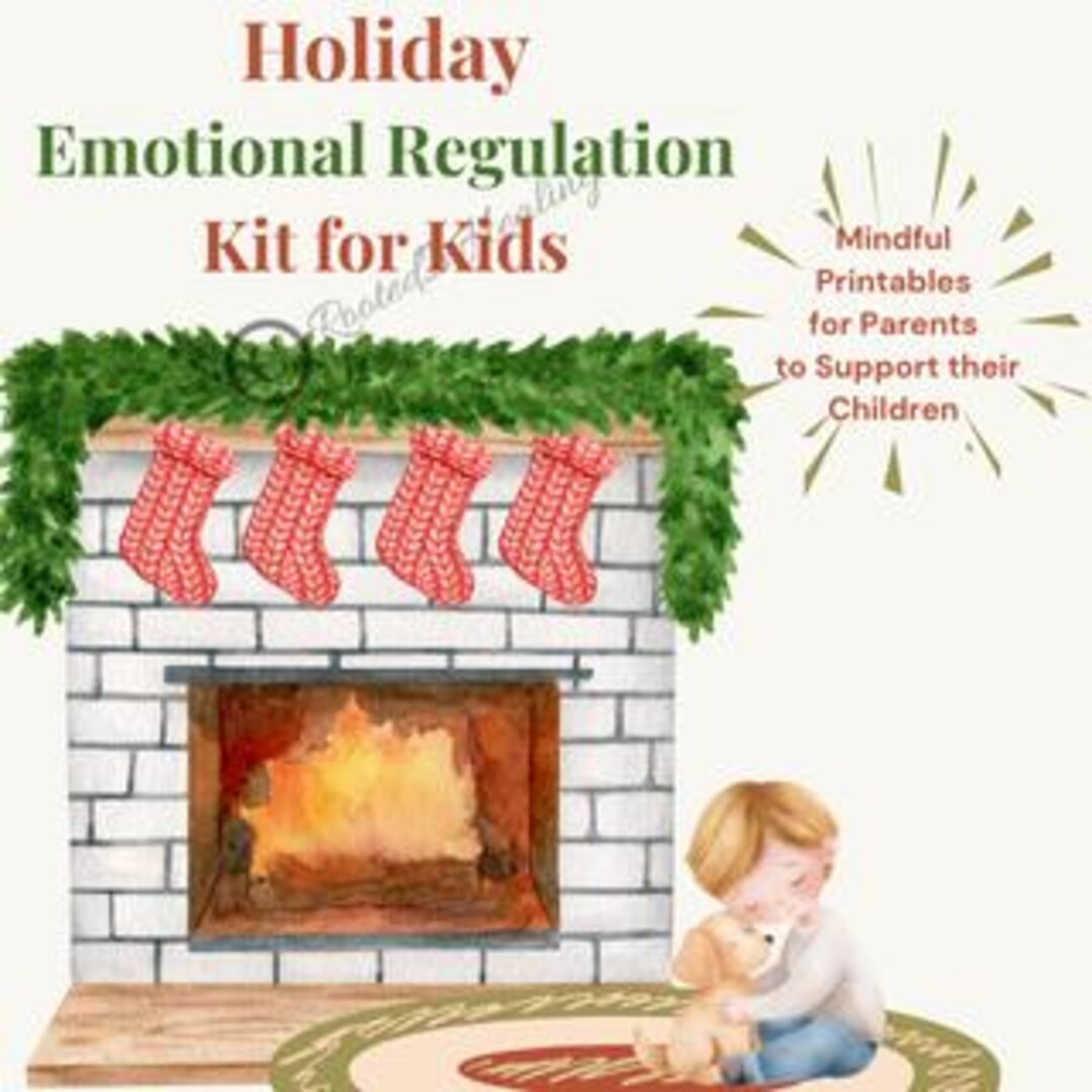 Emotional Regulation-holiday Decompression Kit Kids – Calm Cards ...