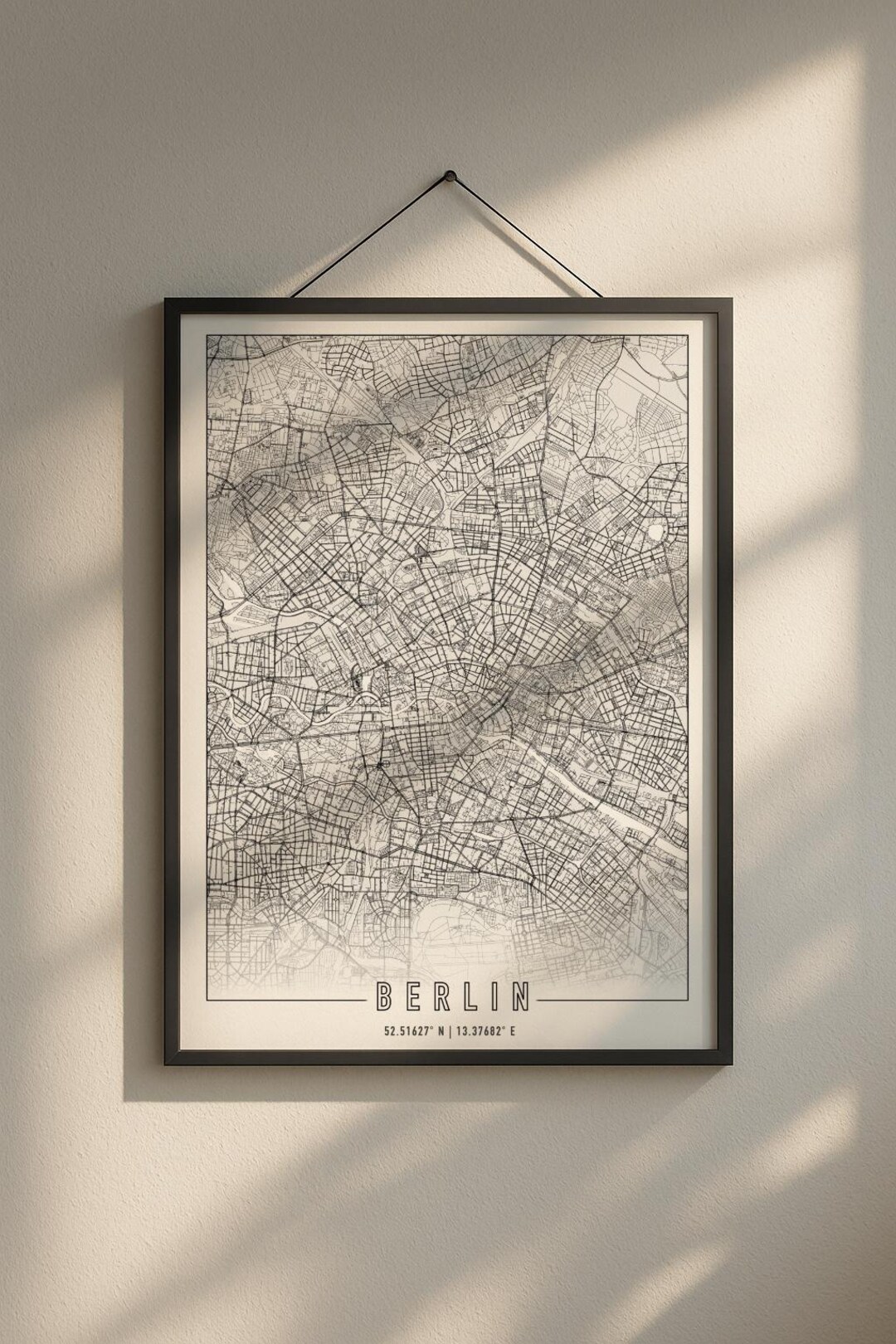 Berlin Map - Etsy