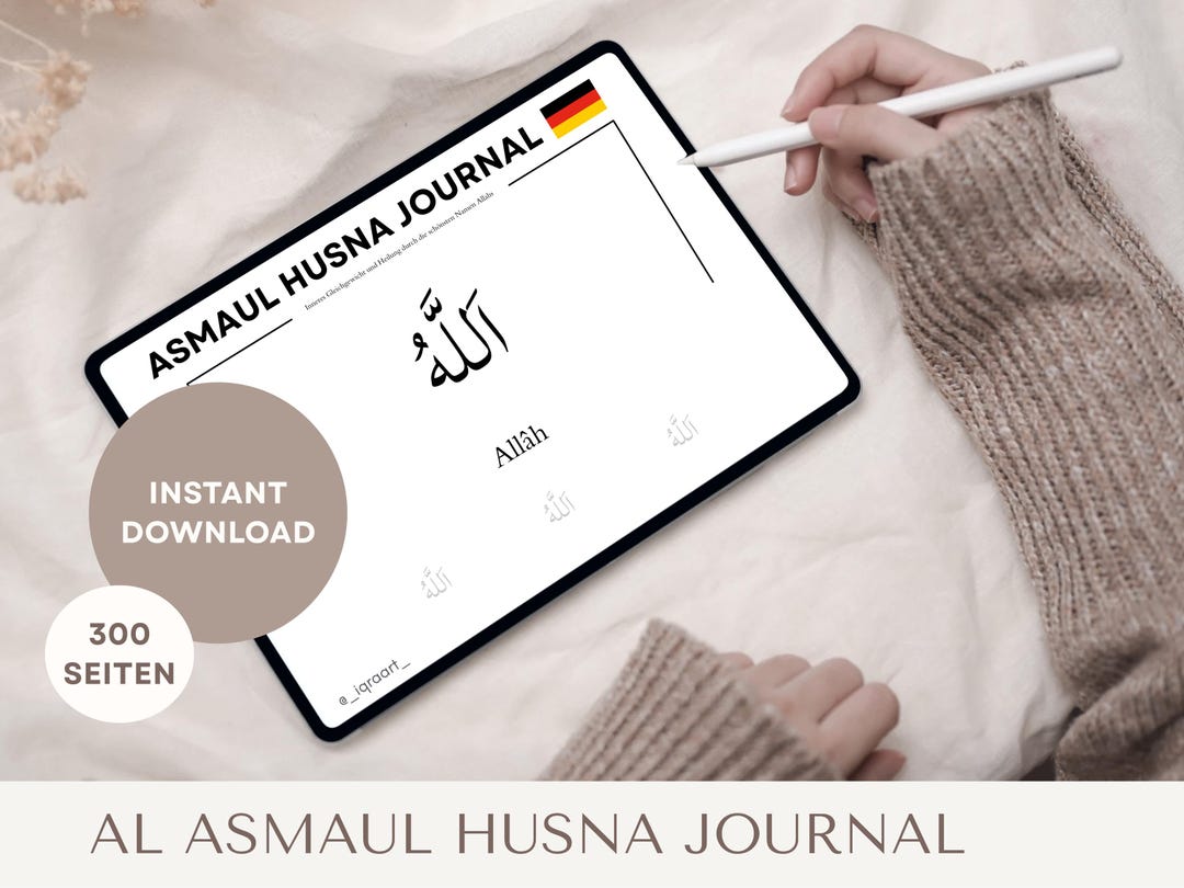 99 Names Journal, Asmaul Husna Journal - Psychic Healing Through the ...