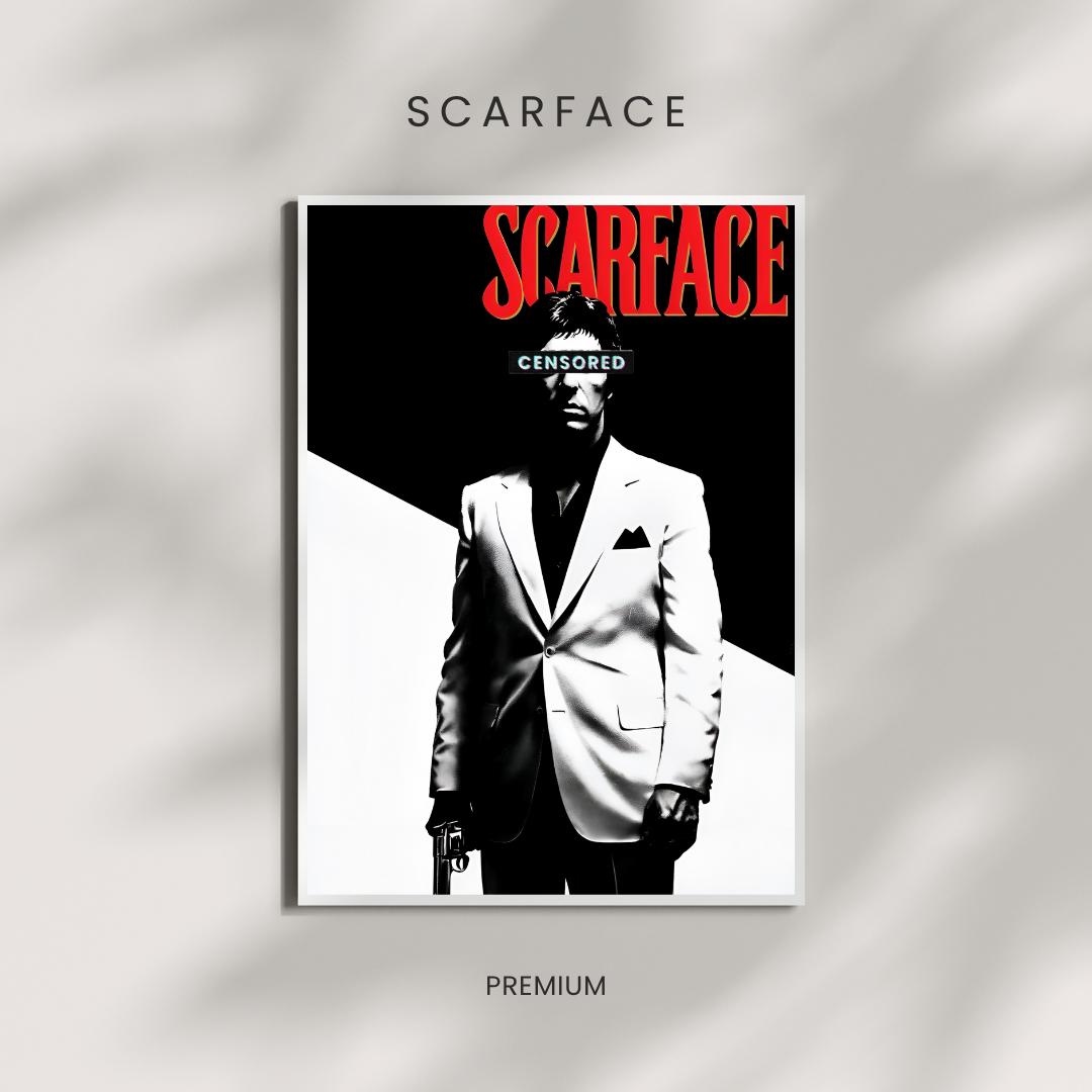 Scarface Wall Art - Iconic Movie Poster Print - Al Pacino - Gangster ...