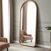 Handcrafted Arched Full Length Mirror: Solid Oak Wood Frame - Etsy
