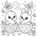 Easter Coloring Pages Bundle – 20 Festive – Children’s Coloring Pages ...