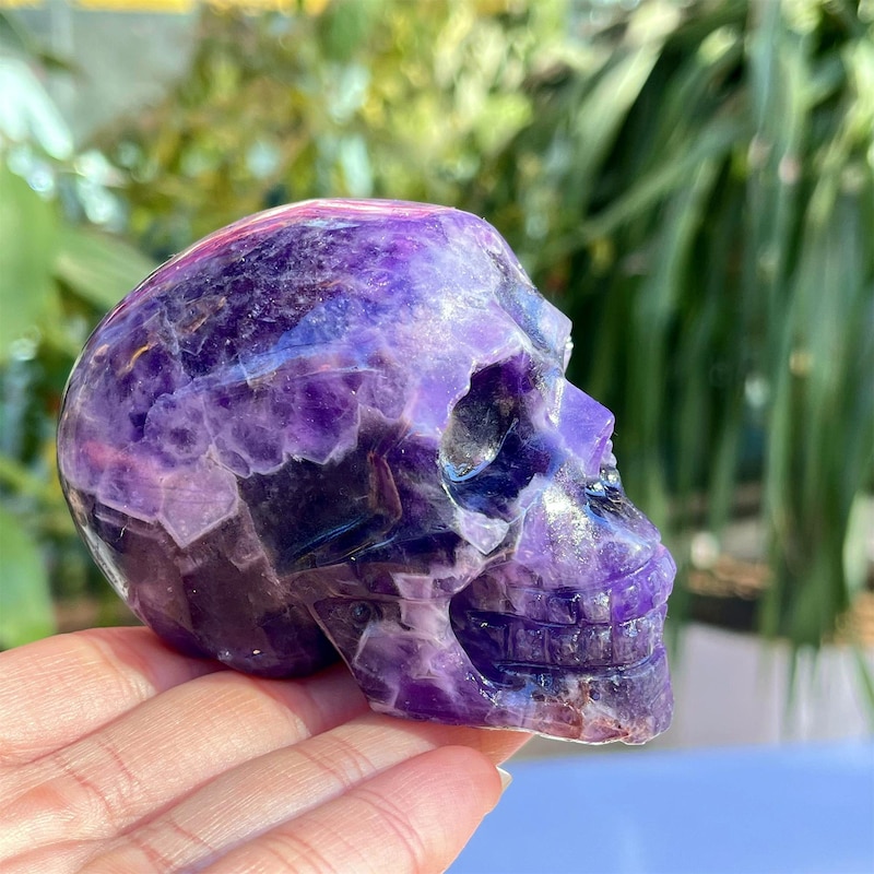 Dream Amethyst Skulls - Etsy