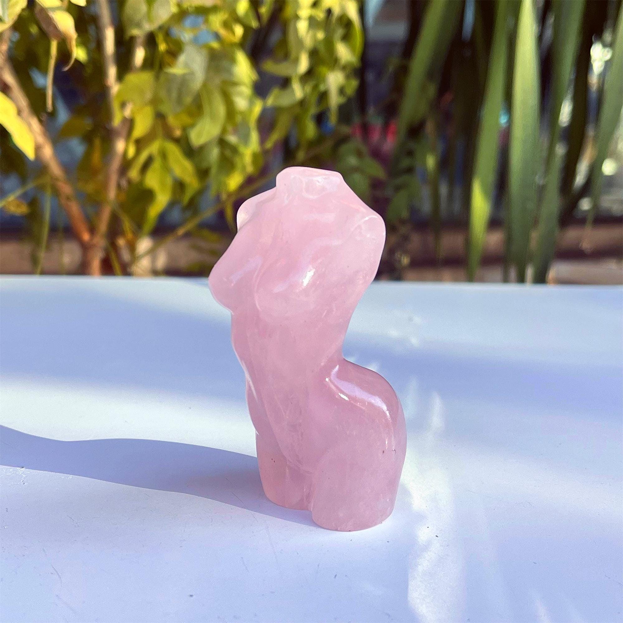 Natural Rose Quartz Goddess Model,crystal Model Body, Home Decor, Reiki ...