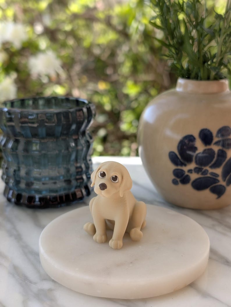 Labrador Retriever Figurine – 3D Printed Gift | Lab Memorial Keepsake ...