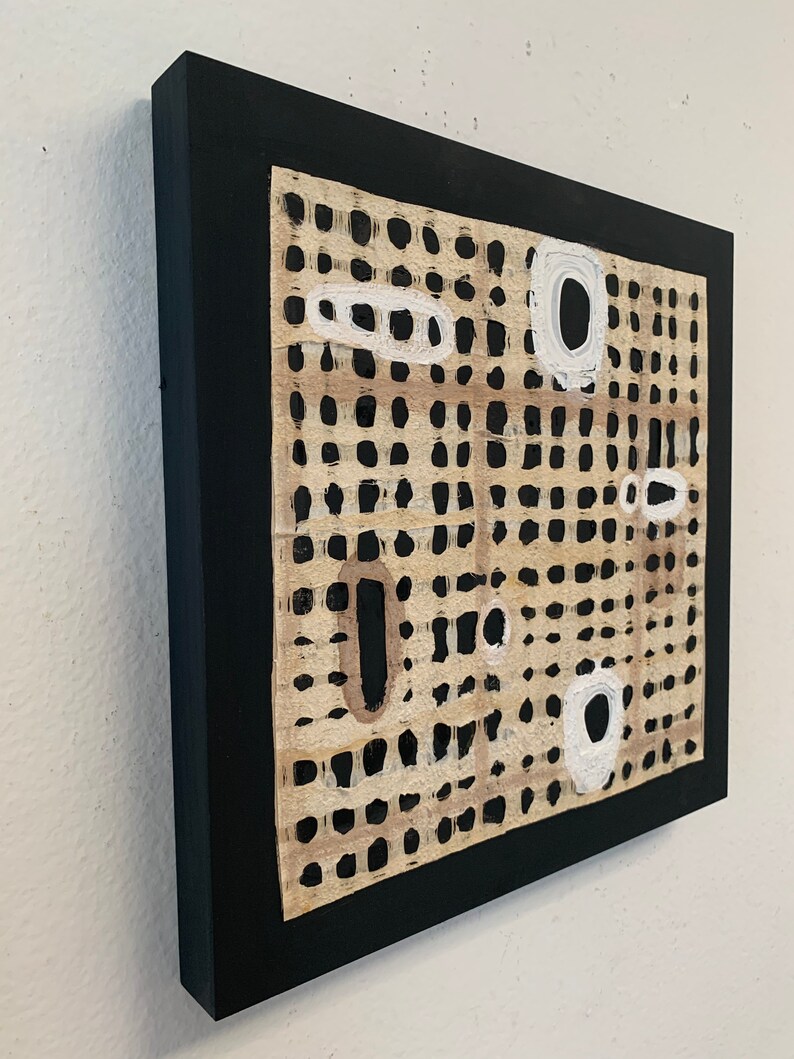 Original Painting Amate Paper on Woodabstract Mixed Media - Etsy