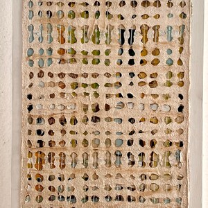 Original Abstract Art, Geometric Textural Painting on Wood 3-D Feel ...