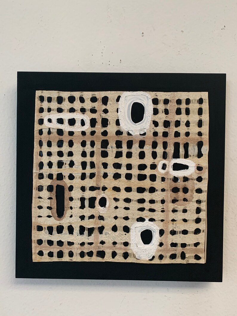 Original Painting Amate Paper on Woodabstract Mixed Media - Etsy