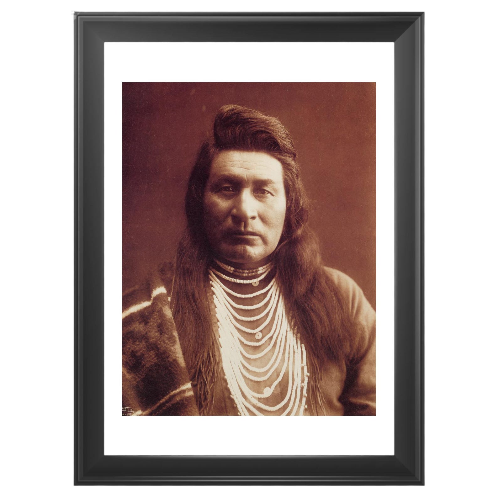 Edward Curtis Classic: "typical Nez Perce" | Native American Portrait ...