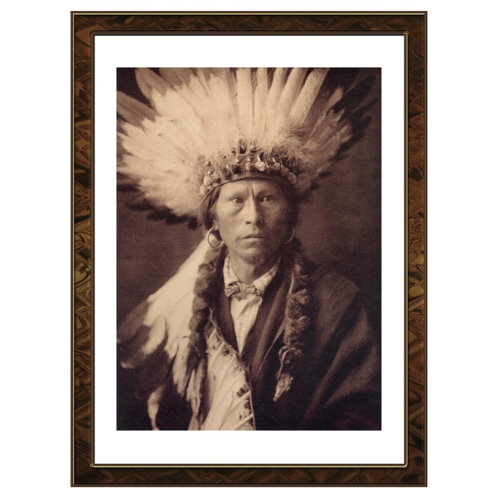 Historic Portrait: Edward Curtis - Chief Garfield - Jicarilla, 1904 ...