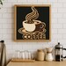 Layered Coffee Cup Wall Art SVG | 3D Laser Cut File | Coffee Sign for ...