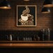 Layered Coffee Cup Wall Art SVG | 3D Laser Cut File | Coffee Sign for ...