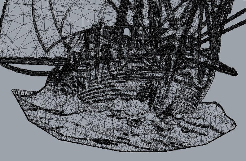 Sailing Ship STL File, 3D Model for CNC, Laser Engraving, 3D Printing ...