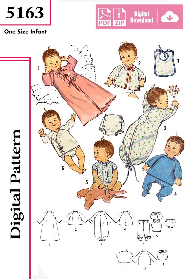 Simplicity 5163 Vintage Sewing Pattern 1958 Kimono - Etsy