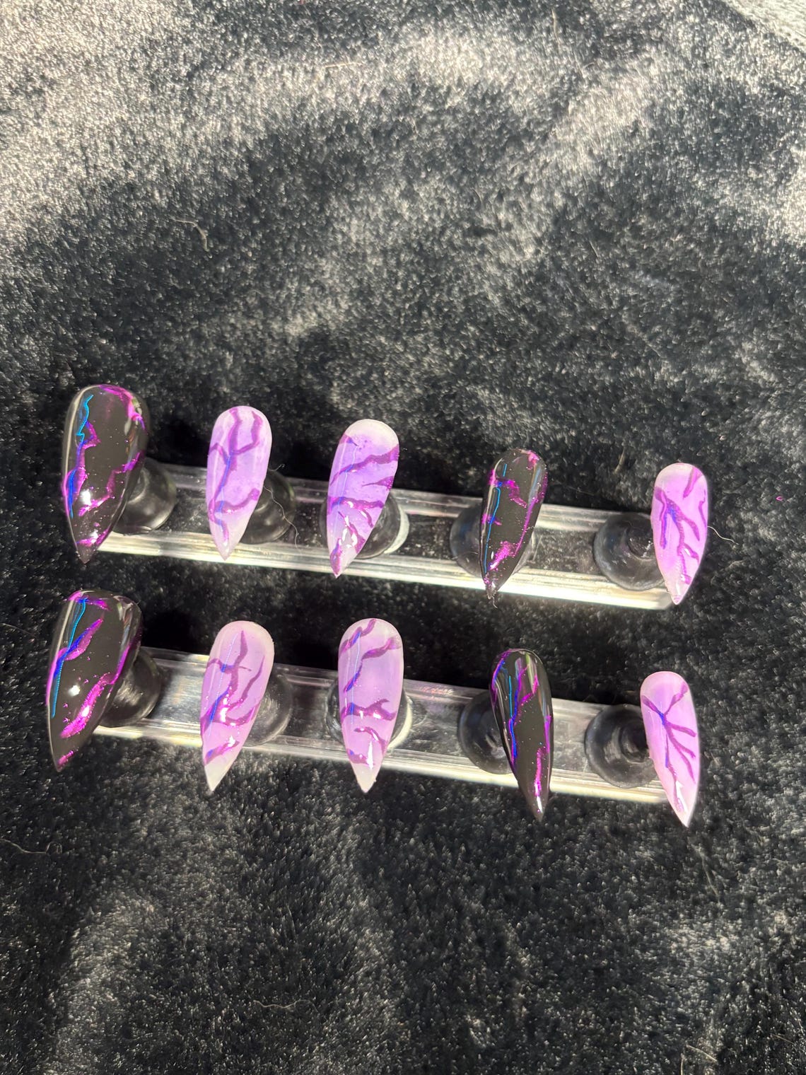 K-pop Demon Hunter Nails - Etsy