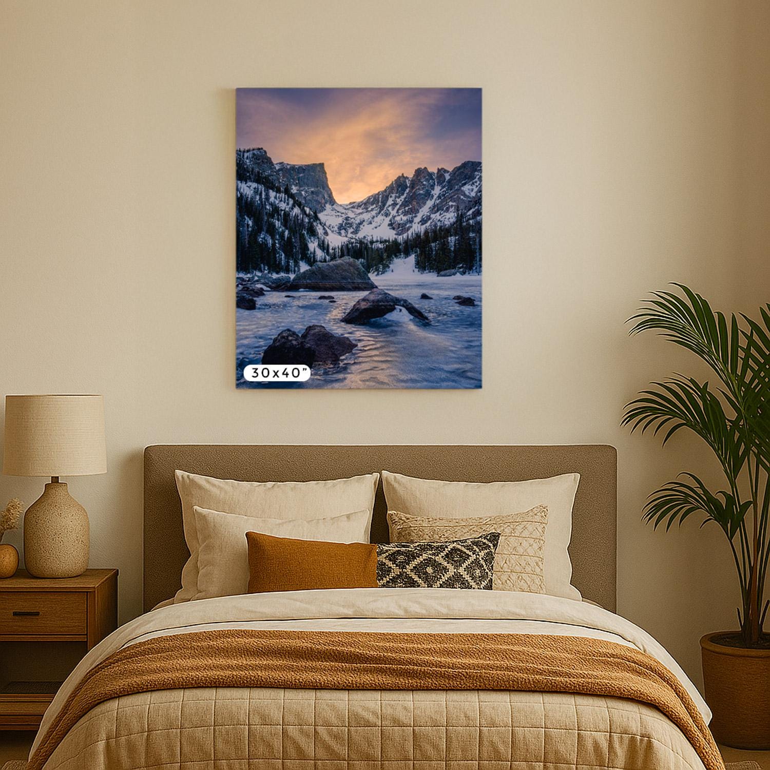 Dream Lake Frozen Ripples – Winter Colorado Wall Art | Rocky Mountains ...