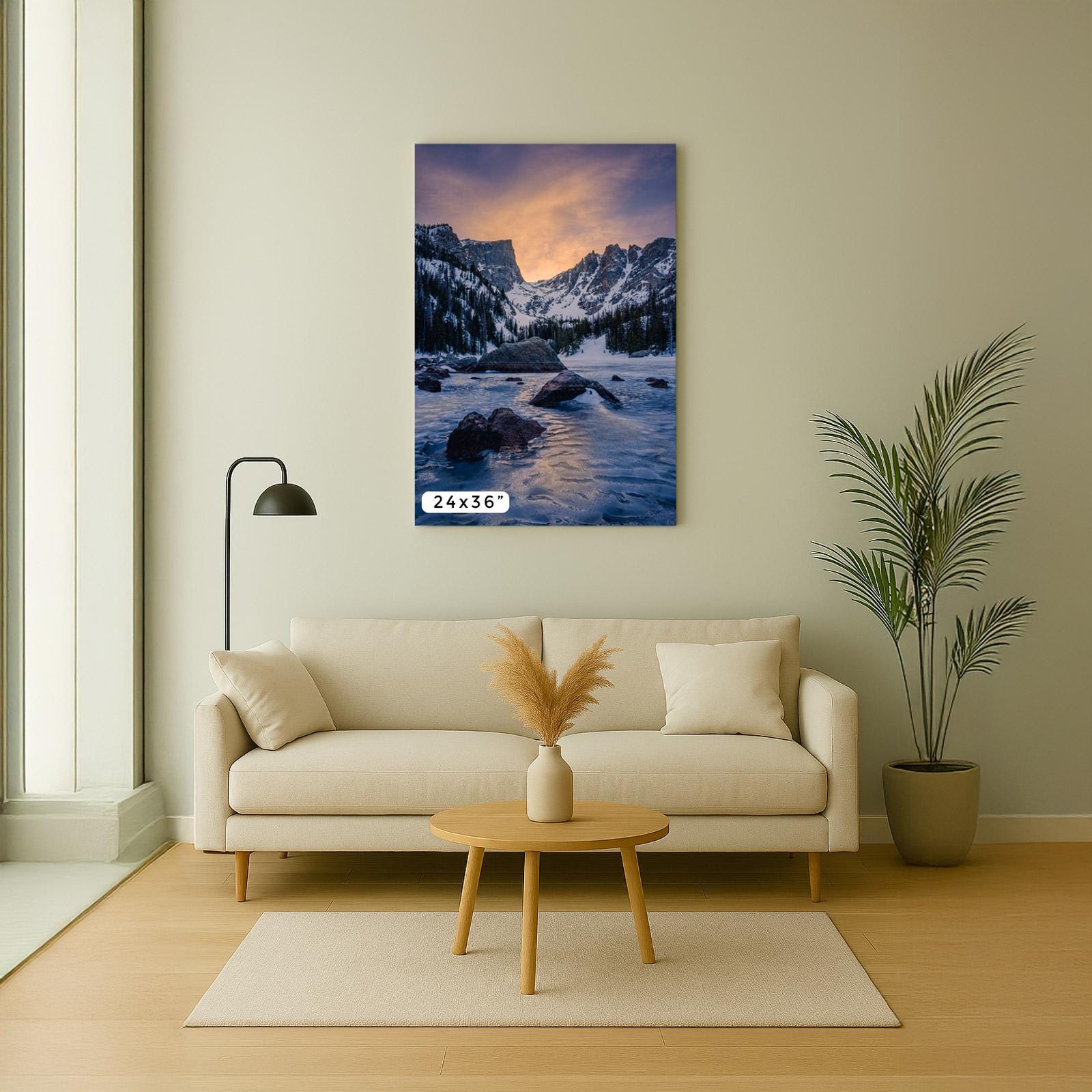 Dream Lake Frozen Ripples – Winter Colorado Wall Art | Rocky Mountains ...