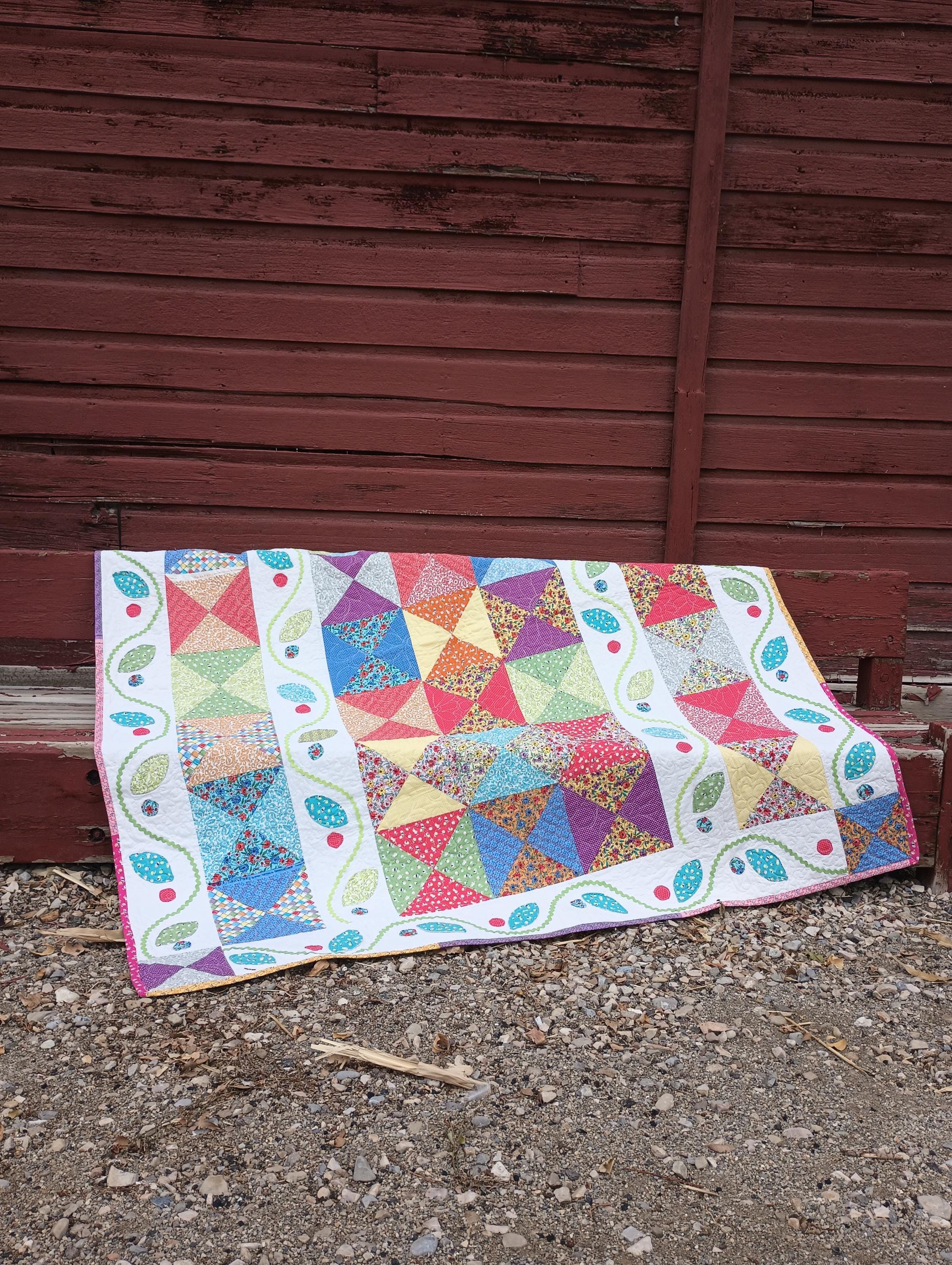 Cascading Garden Quilt Pattern PDF - From Pre-cut 10 Inch Squares - Etsy