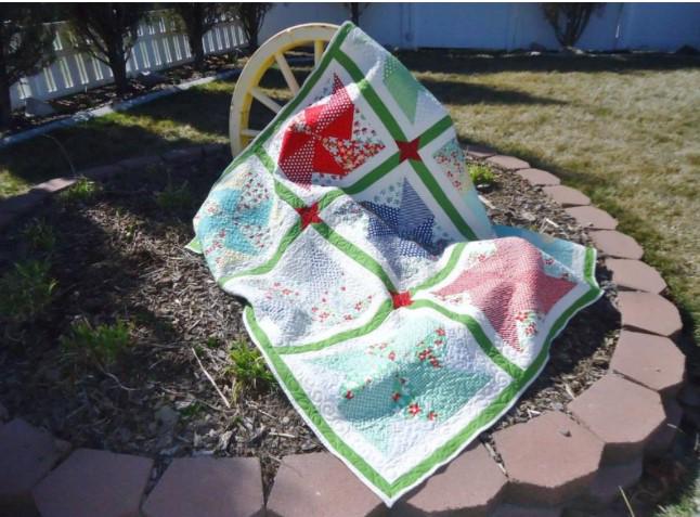 Spinning Pinwheel Quilt PDF Pattern - From Pre-cut 10 Inch Squares - Etsy