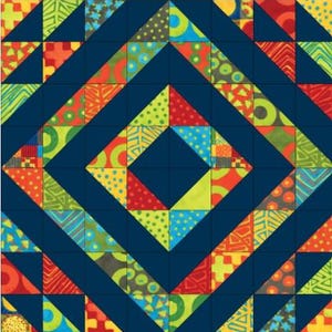 Diamond Jubilee PDF Quilt Pattern - Use Pre-cut 10" or 5" Fabric ...