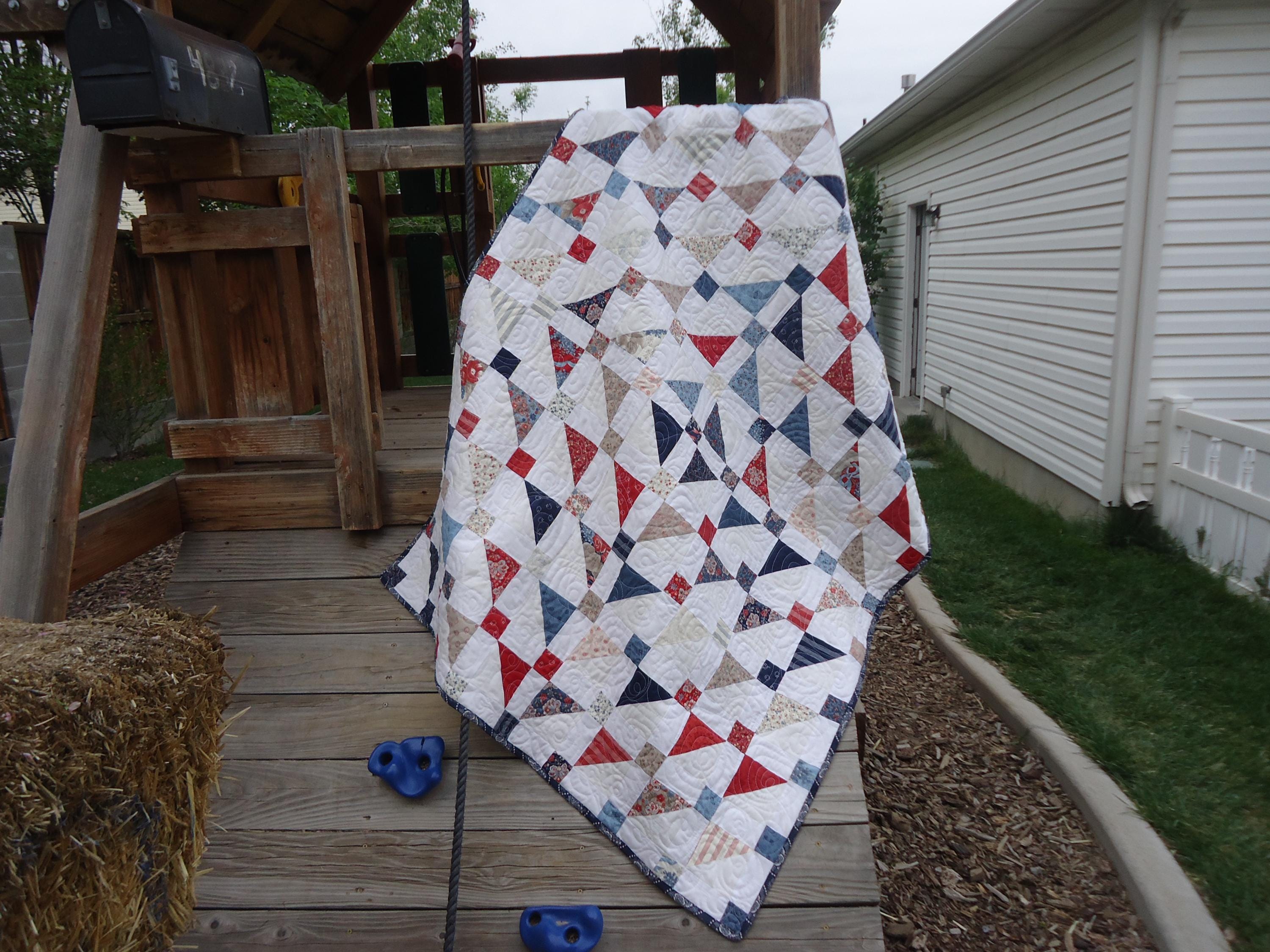 Jelly Turnover Quilt Pattern PDF - From Pre-cut 2 1/2 Strips and 5 ...