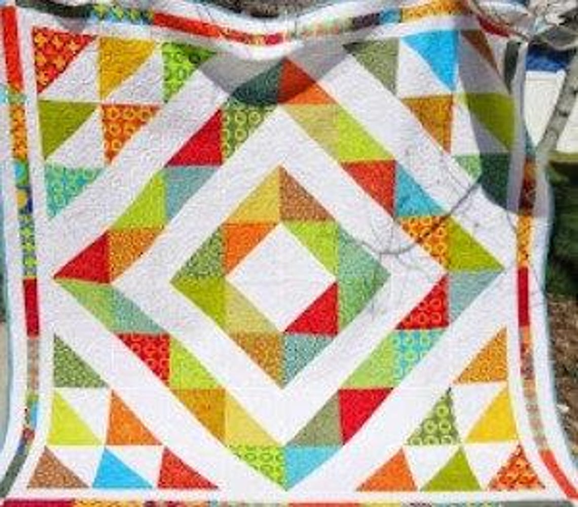 Diamond Jubilee PDF Quilt Pattern - Use Pre-cut 10" or 5" Fabric ...