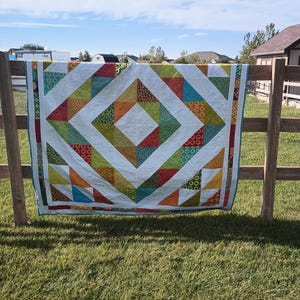 Diamond Jubilee PDF Quilt Pattern - Use Pre-cut 10" or 5" Fabric ...