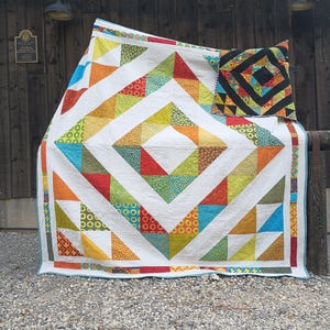 Diamond Jubilee PDF Quilt Pattern - Use Pre-cut 10" or 5" Fabric ...
