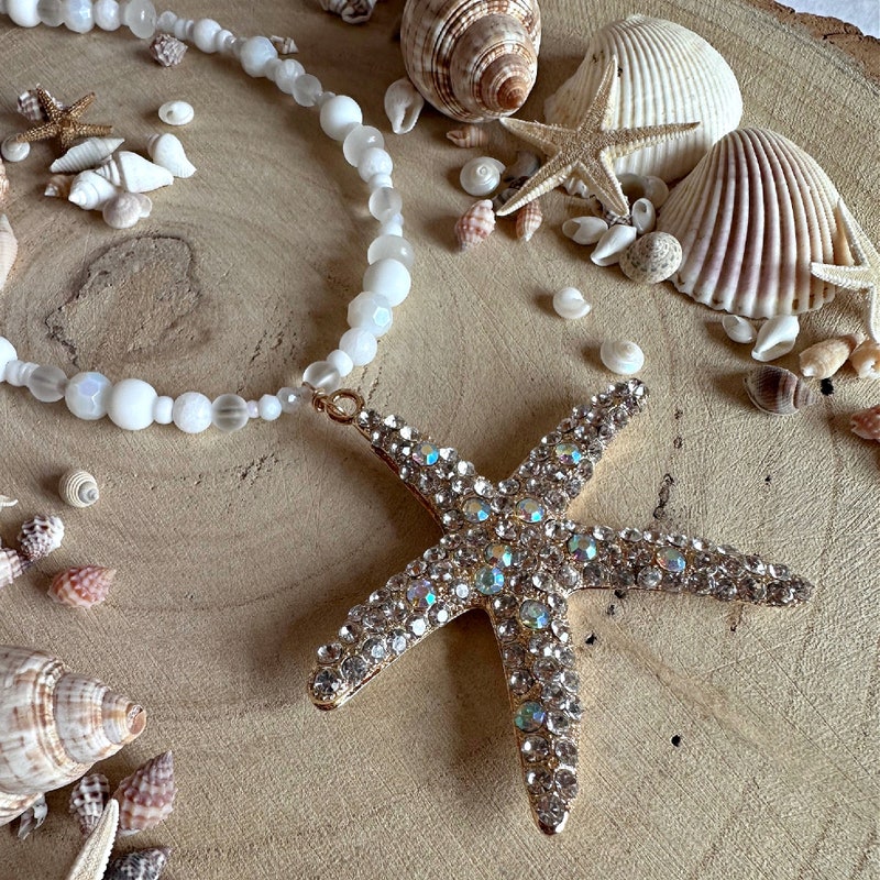 Rhinestone Starfish - Etsy