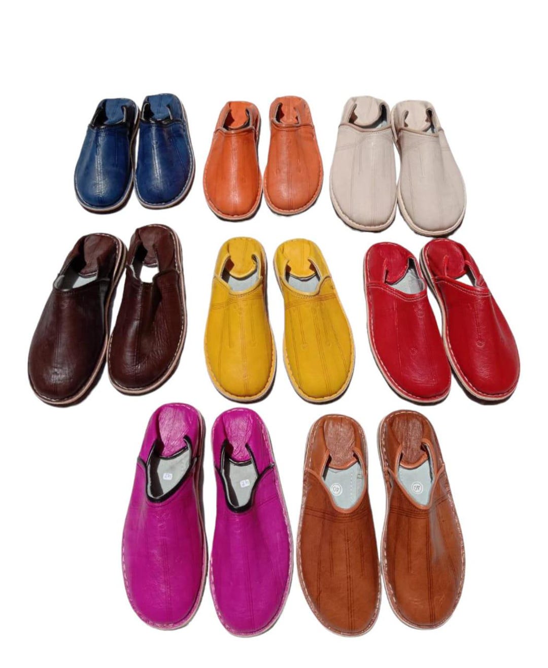 Handmade Leather Babouche – Authentic Moroccan Slippers | Genuine ...