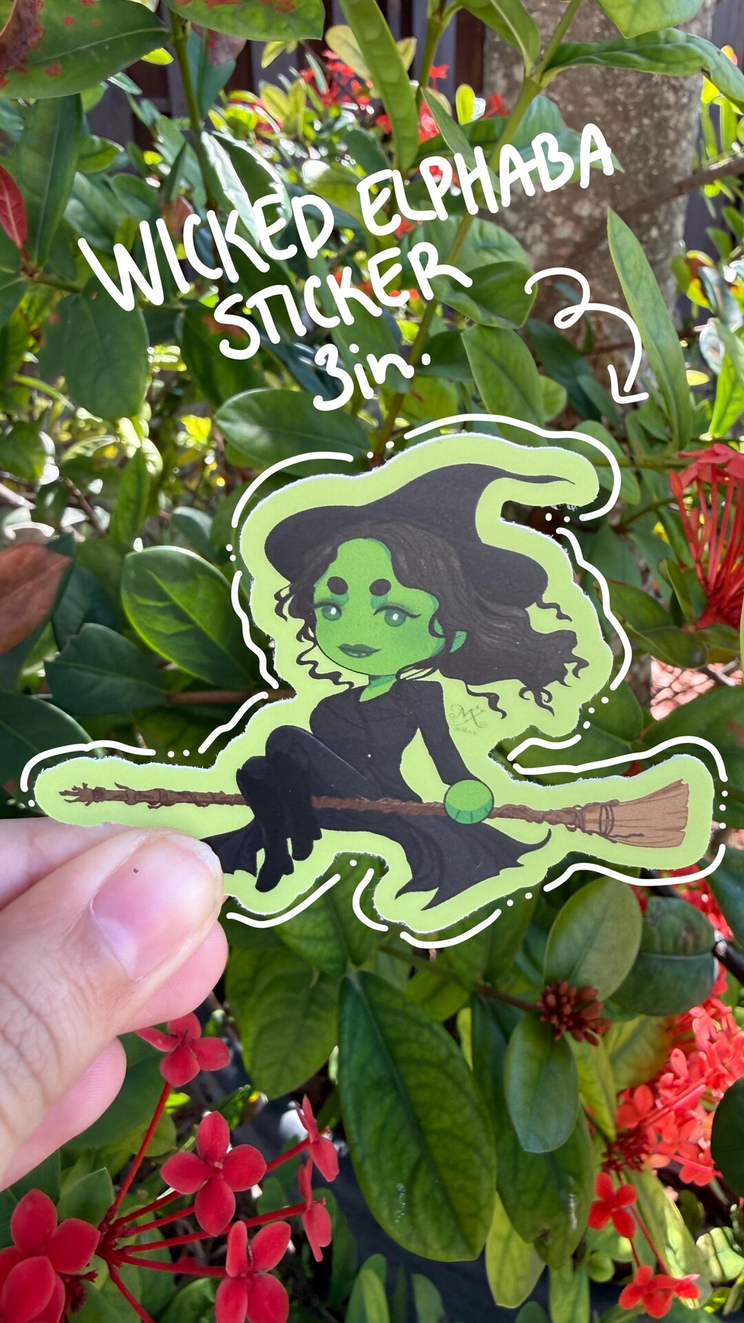 Elphaba 3 In. Vinyl Sticker - Etsy