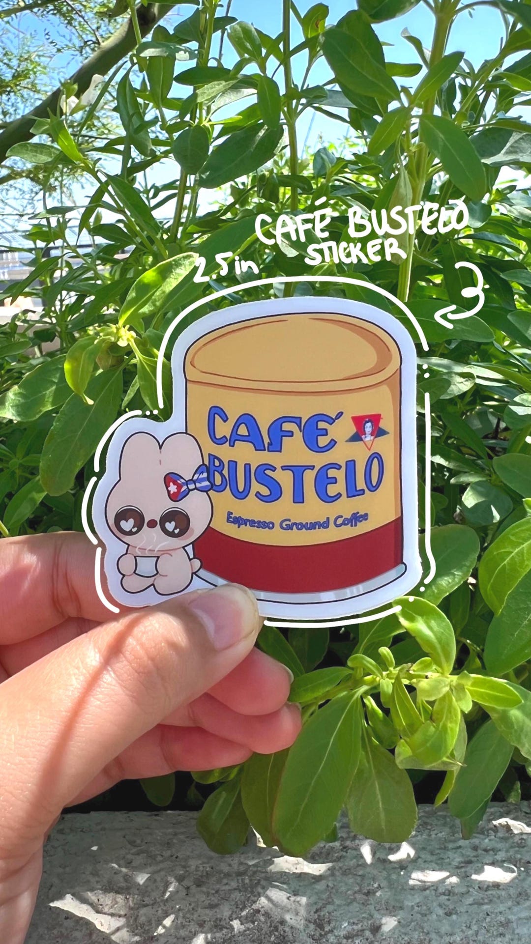 Cafe Bustelo 2.5 in Vinyl Sticker - Etsy